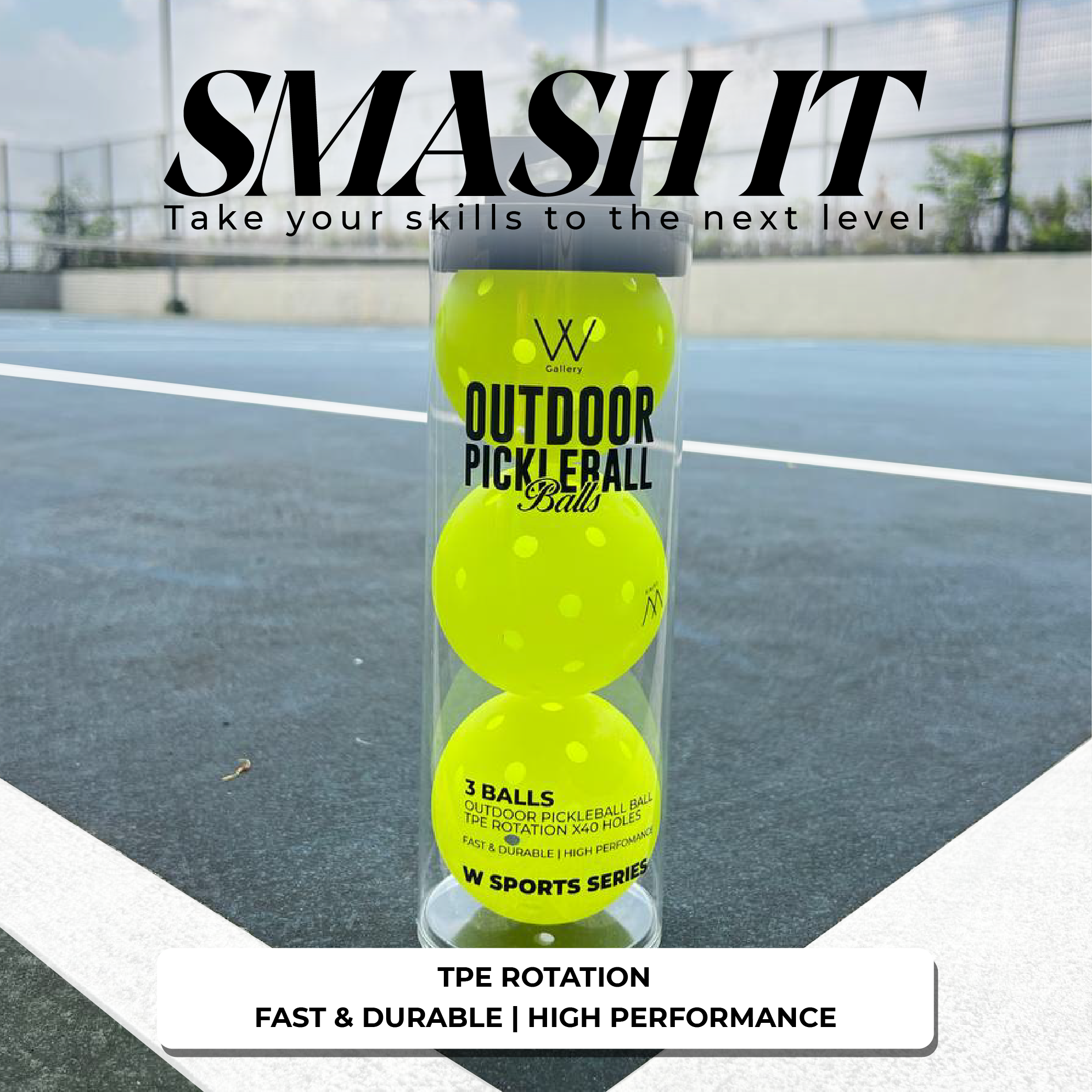 Outdoor Pickleball Balls - TPE ROTATION – WGallery